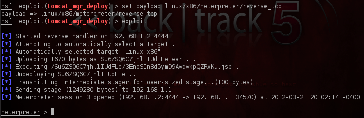 Apache Tomcat Exploitation – Penetration Testing Lab