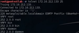 SMTP User Enumeration – Penetration Testing Lab