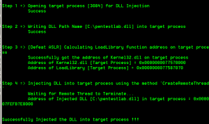 DLL Injection – Penetration Testing Lab