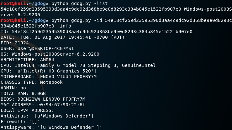 August 3, 2017 – Penetration Testing Lab