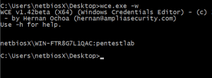 Dumping Clear-Text Credentials – Penetration Testing Lab