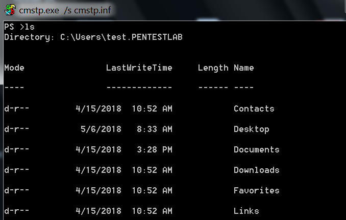AppLocker Bypass – CMSTP – Penetration Testing Lab