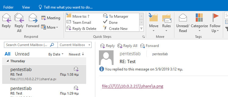 Microsoft Exchange – NTLM Relay – Penetration Testing Lab