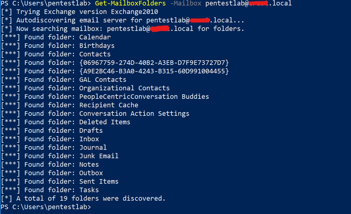 MailSniper – Penetration Testing Lab