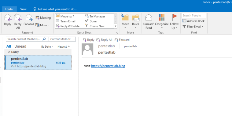 Microsoft Exchange – Code Execution – Penetration Testing Lab