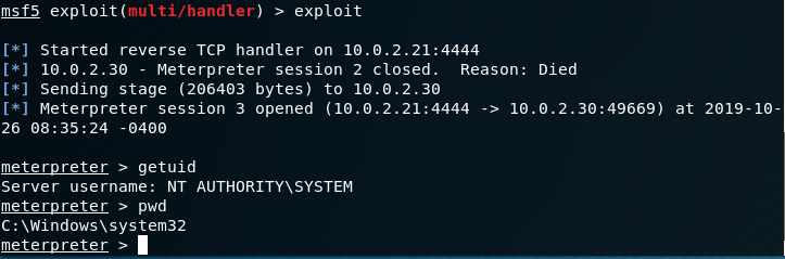 Persistence – Port Monitors – Penetration Testing Lab