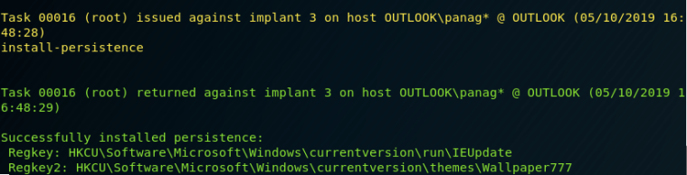 Persistence – Registry Run Keys – Penetration Testing Lab