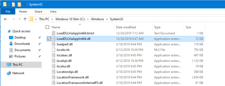 Persistence – AppInit DLLs – Penetration Testing Lab