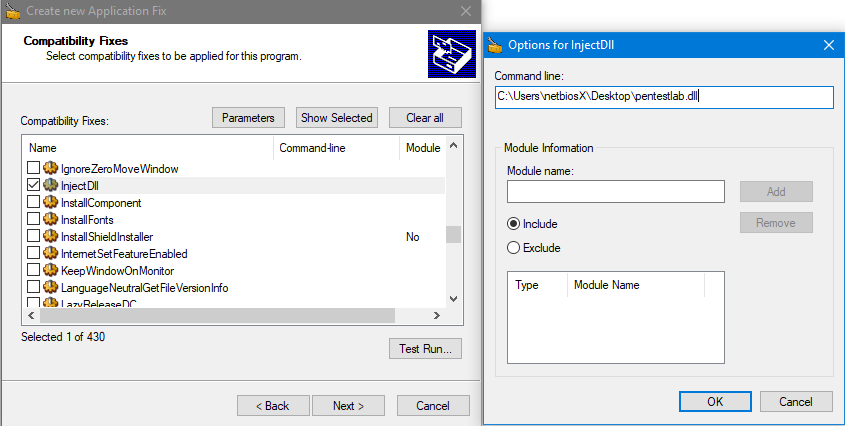 Persistence – Application Shimming – Penetration Testing Lab