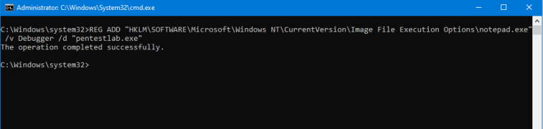 Persistence – Image File Execution Options Injection – Penetration ...