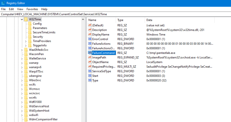 Persistence – Modify Existing Service – Penetration Testing Lab