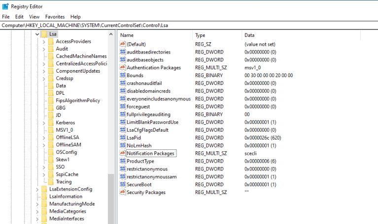 Credential Access – Password Filter DLL – Penetration Testing Lab