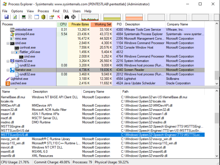 Persistence – DLL Hijacking – Penetration Testing Lab