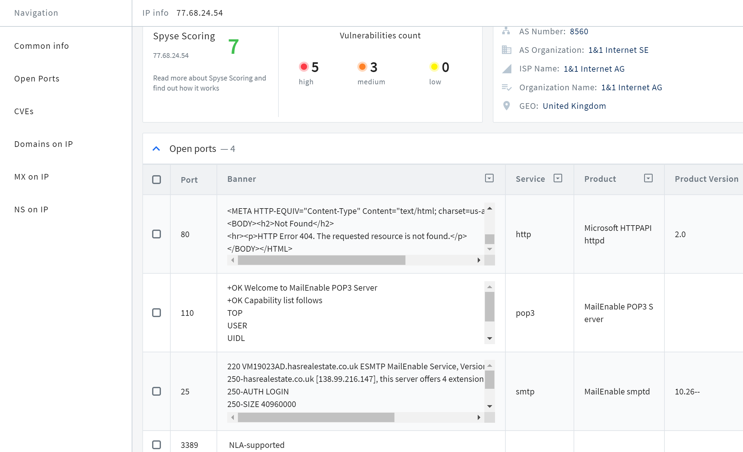 Spyse – A Cyber Security Search Engine – Penetration Testing Lab