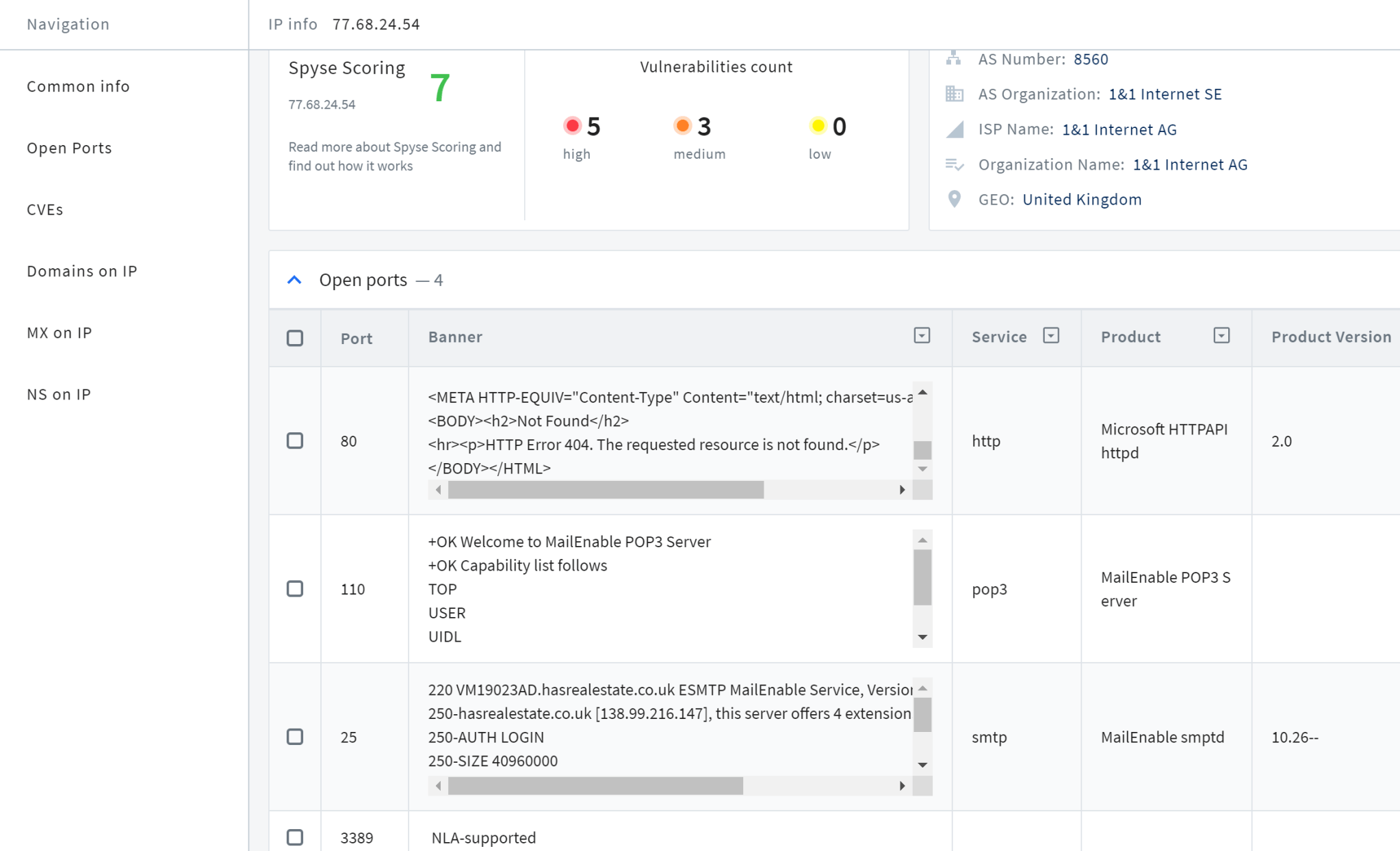 Spyse – A Cyber Security Search Engine – Penetration Testing Lab