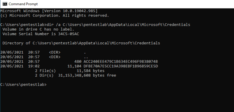 Dumping RDP Credentials – Penetration Testing Lab