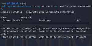Rubeus – Penetration Testing Lab