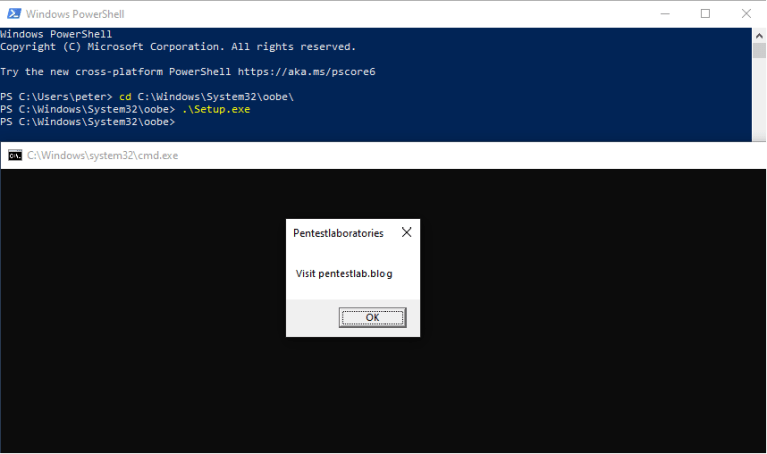 Persistence – Windows Setup Script – Penetration Testing Lab